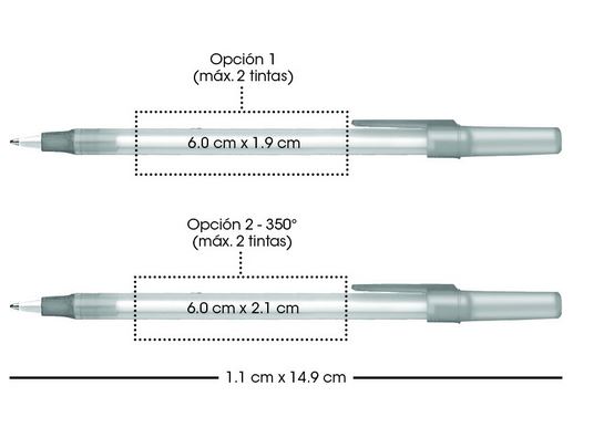 Bolígrafo RSI - BIC® Round Stic® Ice - Uniformes y Promocionales Molto ...
